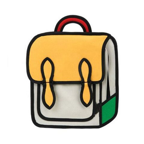 Buy Wholesale China Custom Creative 3d Book Bag Comic Teenager Student ...
