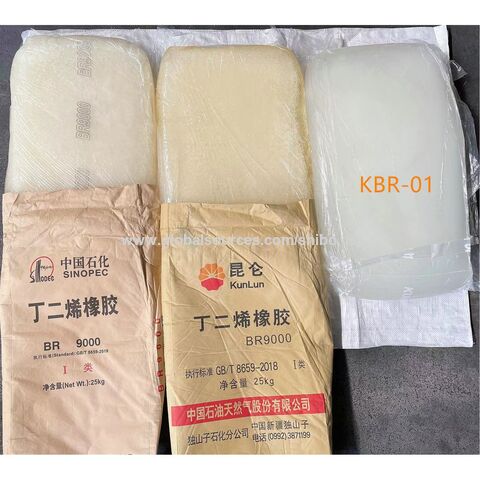 Rubber Raw Materials Low Cis-polybutadiene Rubber Butadiene Rubber ...