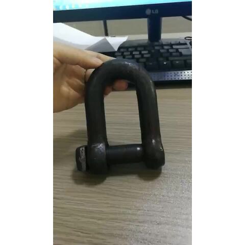 Factory Supplier Us Type Self-color D Black Shackle With Square Screw ...