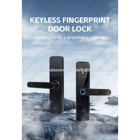 Kadonio Fingerprint Smart Door Lock Ble Password Keyless Apartment Room Lock Tuya App Digital ...