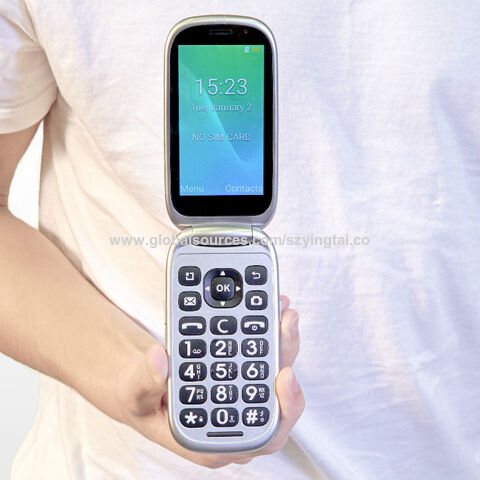 Buy Wholesale China Touch Screen Flip Keypad 4g Mobile Phones With Qhd ...