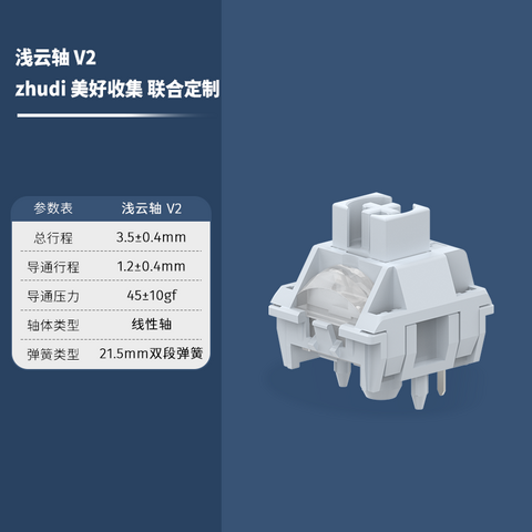 Buy Wholesale China Light Cloud Keyboard Switch V2 & Mechanical Shafts ...