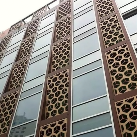 Privacy Screen Metal Panels Decorative Panels Laser Cutting Perforated ...