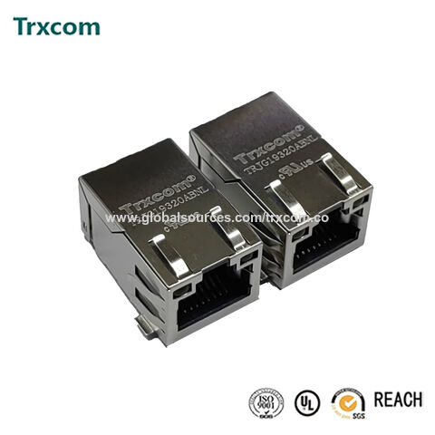 Buy Wholesale China Modular Rj45 Connector Jack With Magnetic With Led ...