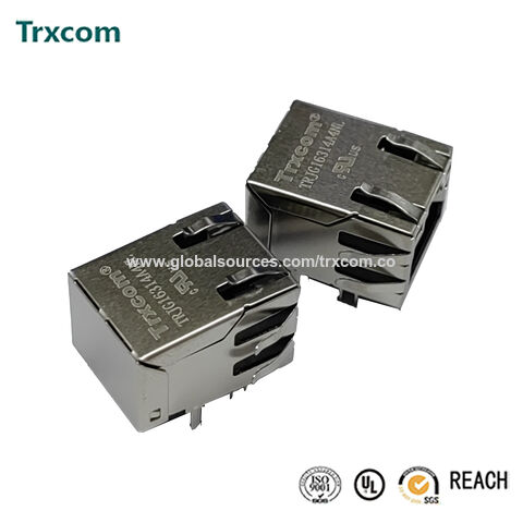 Buy Wholesale China Modular Rj45 Connector Jack With Magnetic With Led ...