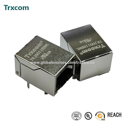 Buy Wholesale China Modular Rj45 Connector Jack With Magnetic With Led ...