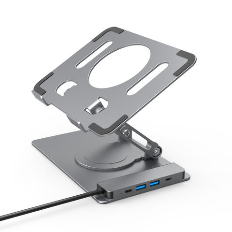 Flexible Adjustable Aluminum Laptop Desk Top Support Stand Ergonomic ...