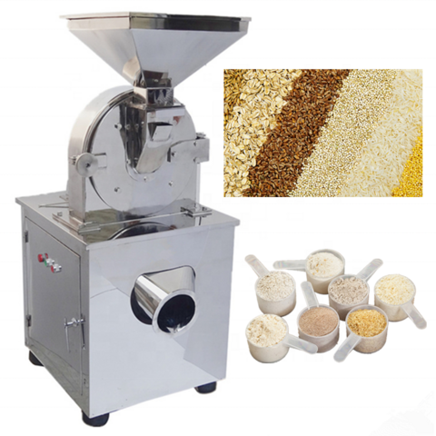 Automatic Small Grain Flour Grinding Milling Machine Cereal Rice Corn ...