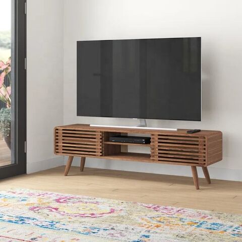 Tv Stand With Shutter Doors