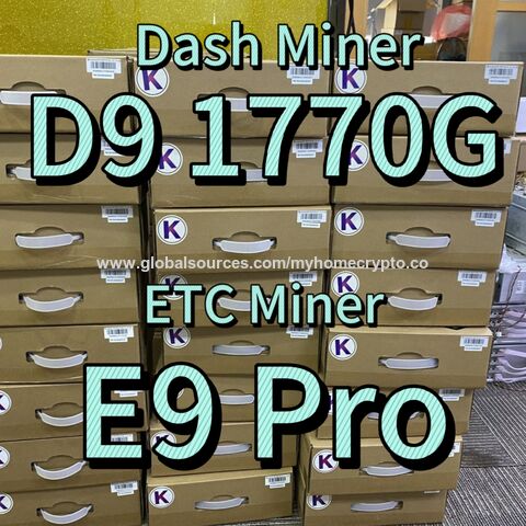 Buy Wholesale China All Brand New Bitmain Antminer D9 1770g 2839w Dash Miner D9 X11 Asic Miner ...