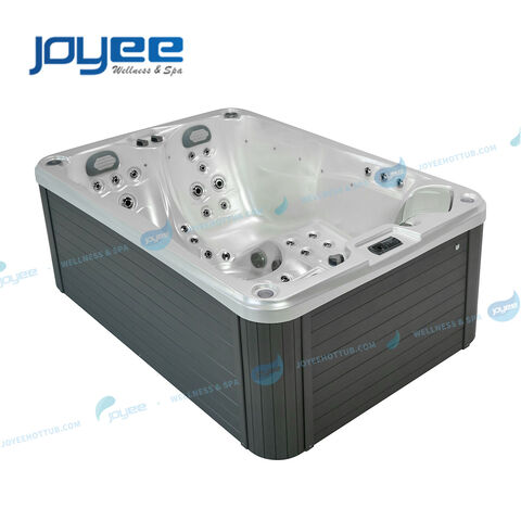 Joyee Small Spas 3 Person Hot Spa Tubs Freestanding Whirlpools Gecko ...