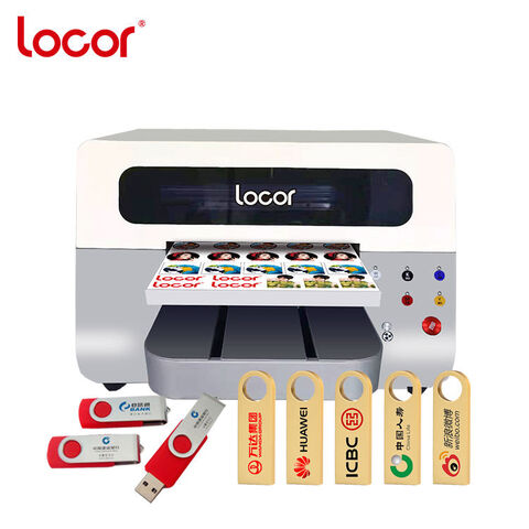 Locor Official Factory A3 Uv Led Flatbed Printer Plotter Uv Flatbed ...