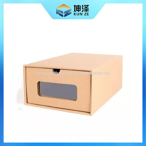 Buy Wholesale China Shoe Box With Window Shoes Packaging Storage ...