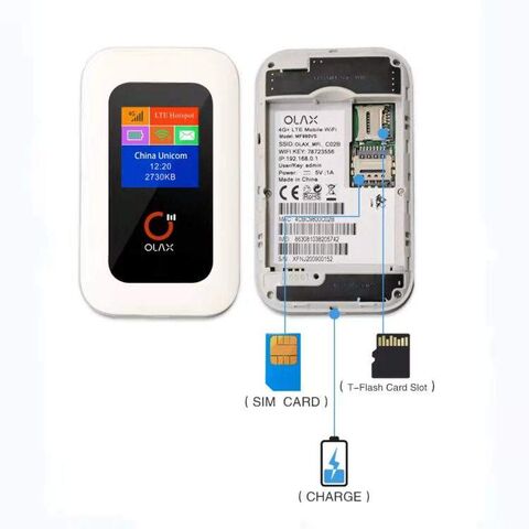 Olax Mf980l Unlock 3g/4g Lte Mi-fis Portable Mini Hotspot Large ...
