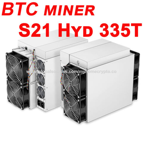 New Preorder Bitmain Antminer S21 Hyd 335th/s 16j/t Sha-256 5680w ...