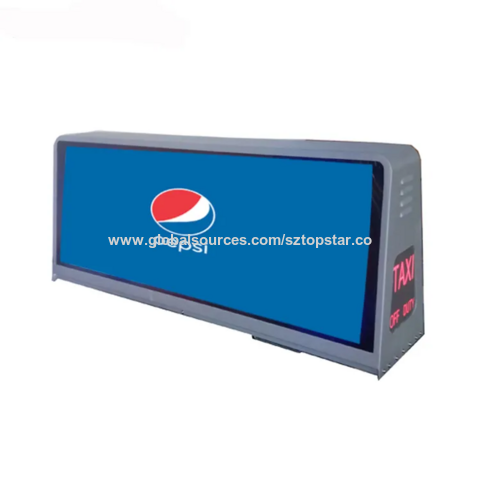 P2.5 Outdoor Taxi Top Led Display Taxi Roof Advertising Screen Car Roof ...