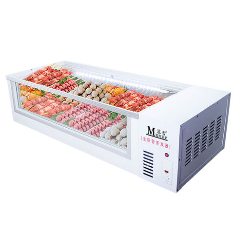 Muxue Table Top Display Cooler For Snack Cart Meat Display Fridge For ...