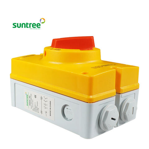 Outdoor 32 Amp 1 2 3 4 Pole Rotary Isolator Ac Disconnect Isolating ...