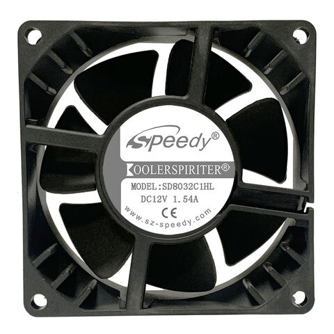 Charging Module Fan 8cm 8032 80*80*32mm Low Noise High Air Flow Dc ...