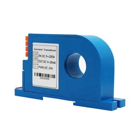 1000a Dc/ac Current Transmitter Din Rail Hall Effect Current Sensor ...
