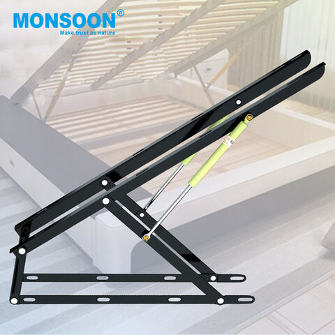 Space Saving Bed Frame With Storage And Lift Up System Gas Spring Bed ...