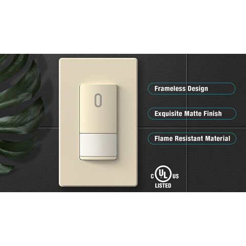 In-wall Cover Pir Ul Motion Sensor Light Switch For Home Local Stock ...