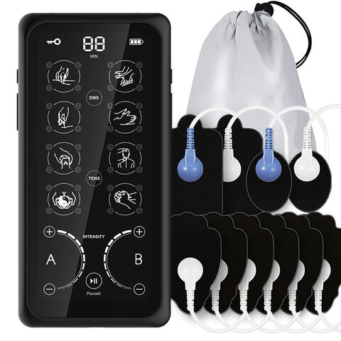 Muscle Stimulator Customized Modes Rechargeable Tens Ems Device ...