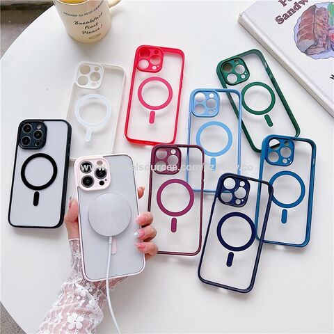 Buy Wholesale China Magnetic Wireless Charging Phone Case, Transparent ...
