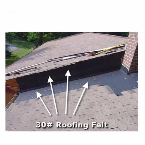 Synthetic Roofing Underlay Bitumen Paper Asphalt Saturated Felt ...