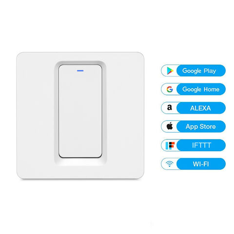 2.4ghz Wi-fi Light Switch Works With Alexa And Google Home White With ...