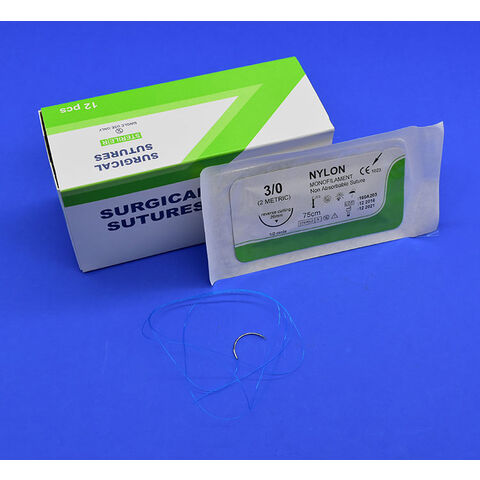 Non-absorbable Nylon Polypropylene Suture Medical Surgical Suture ...
