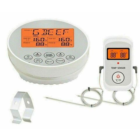 Digital Wireless Temperature Monitor For Home Kitchen Food Meat Grill ...