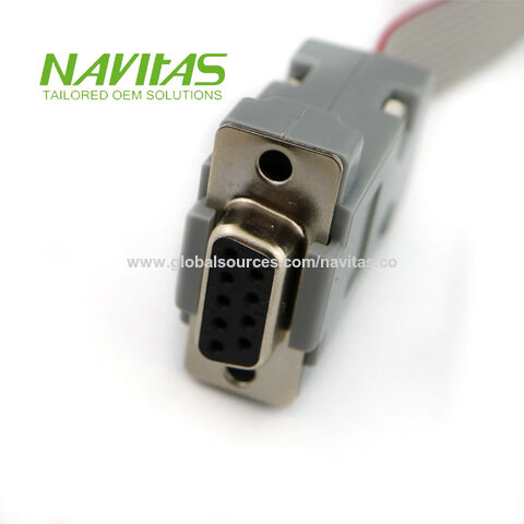 Buy Wholesale Taiwan D-sub 9 Pin Rs232 Serial Port Connector Grey ...