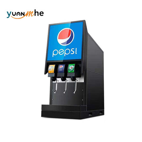 3 Flavors Soda Automatic Coke Machines Commercial Coke Vending Machine ...