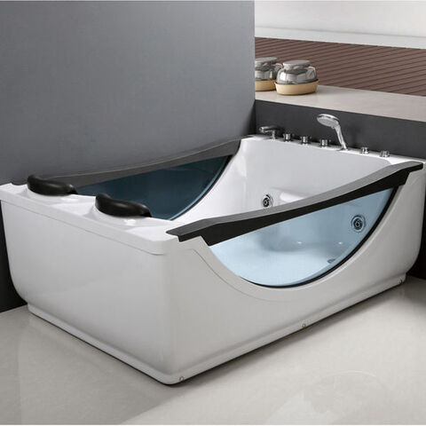 2 Person Double Soaking Standard Size Jetted Drop In Whirlpool Massage ...