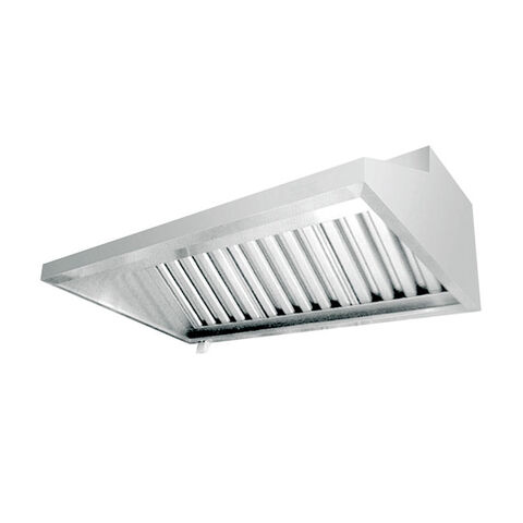 British Style Design Commercial Gas Range Kitchen Exhaust Hood Wall ...