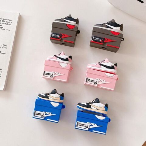 2022 Fashion Luxury Silicone Shoe Box Aj Style Earphone Case For New 3 ...
