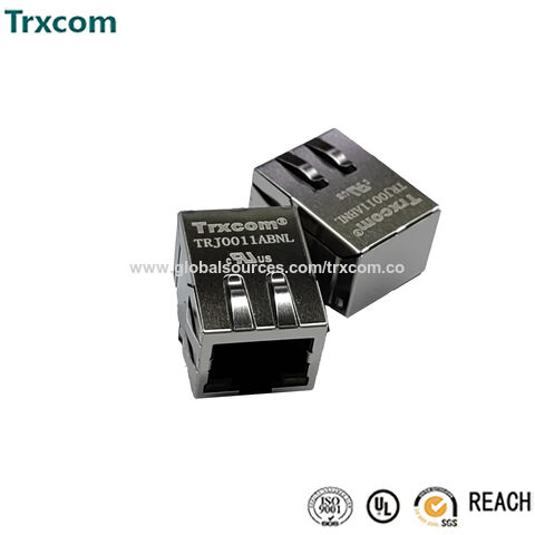 Buy Wholesale China Modular Rj45 Connector Jack With Magnetic With Led ...