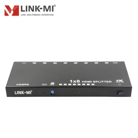 Link-mi 1x8 Hdmi Splitter 4k 1 In 8 Out Video Audio Signal Distributor ...