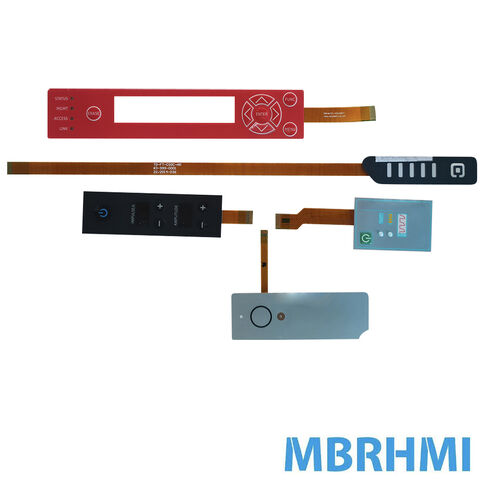 Factory Custom Flexible Button Silicone Rubber Membrane Keypad Switch ...