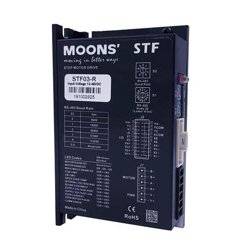 Moons Stf03-r Rs 485 Micro Stepping 2 Phase Step Motor Driver, Current ...