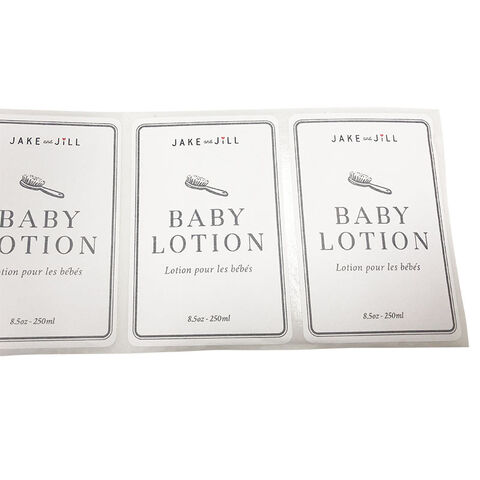 Baby Shower Shampoo Laundry Detergent Sticker Cartoon Baby Sticker Logo ...