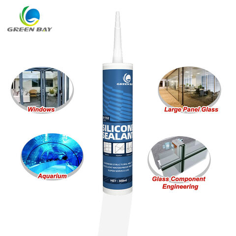 732 Acid Transparent Glass Sealant Waterproof Special Non Leakage Aquariums Fish Tank Glue ...
