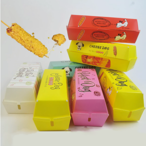 Buy China Wholesale Wholesale Custom Logo Hot Dog Box Packaging Corn ...