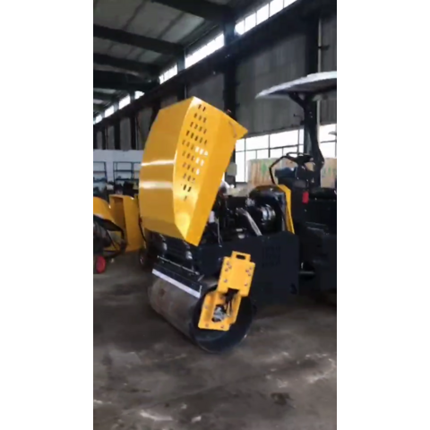 4 Ton Road Roller Drum Single Cylinder Road Roller 4 Ton Vibratory ...