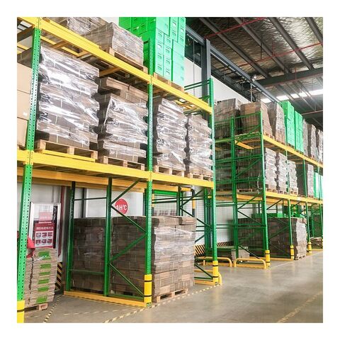 Push Back Pallet Racking Carton Paper Board Storage Pallet Rack ...
