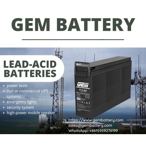 Buy Wholesale China Vrla Agm Solar Batteries 12v 100ah Fornt Terminal ...