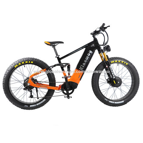 Super Power Mountain Electric Bicycle 26"with Dual Motor Peak Power ...