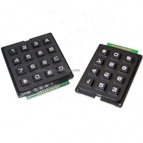 Buy China Wholesale 12 16 Key 4*4 4*3 Membrane Switch Keypad 4 X 4 4 X 3 Matrix Array Matrix ...