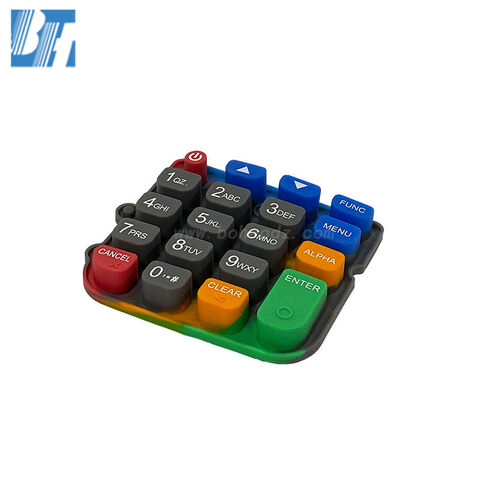 Customize Pos Keypad Silicone Rubber Membrane Keyboard Erminal Pax S80 ...